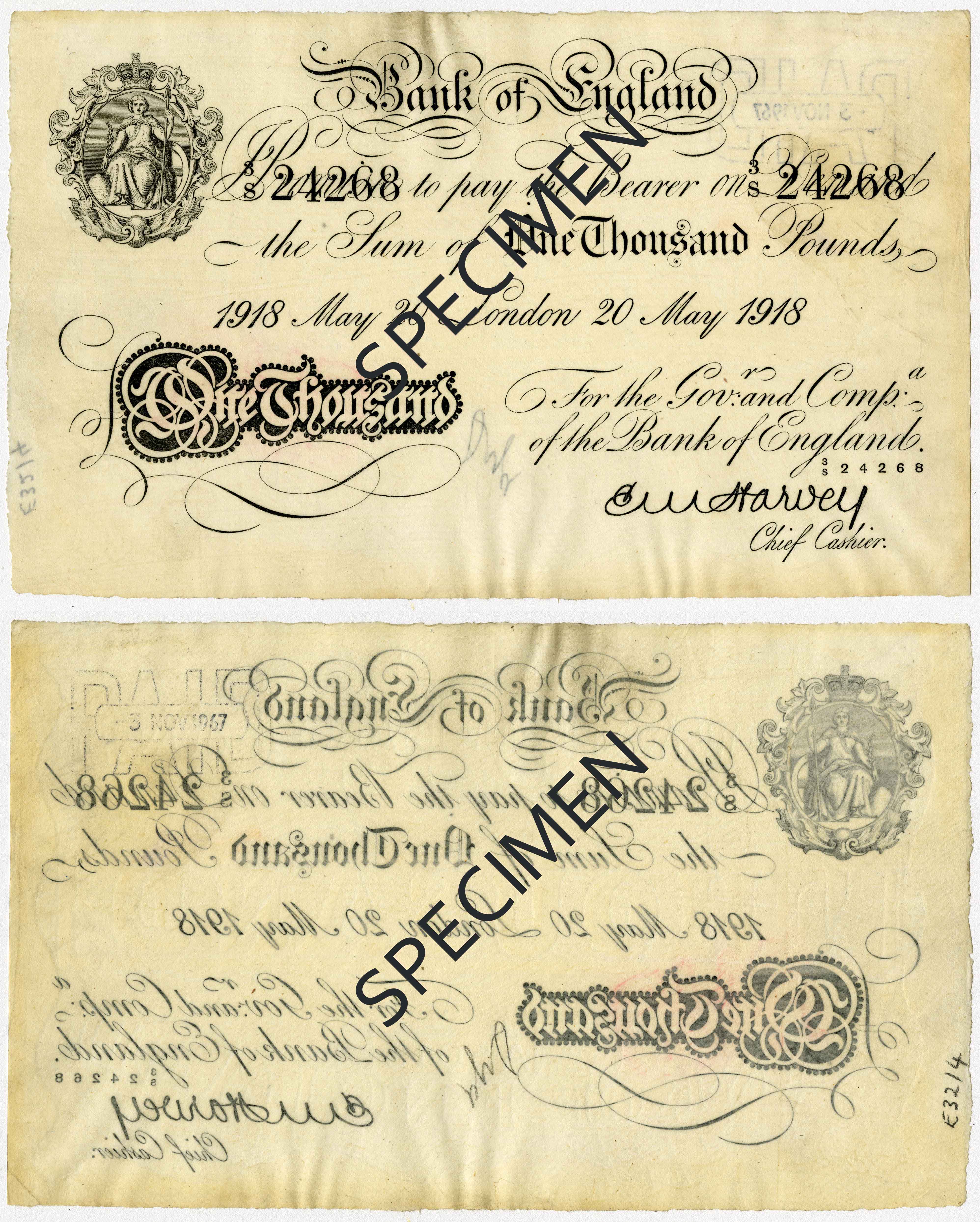 Withdrawn banknotes | Bank of England